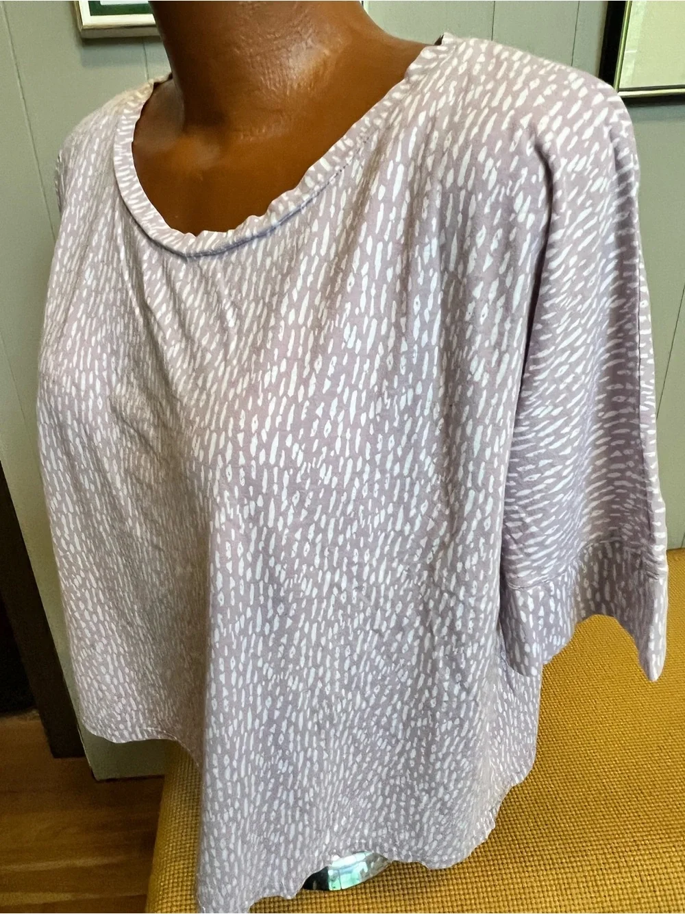 Garnet Hill | Tops | Garnet Hill Organic Cotton Boxy Short Sleeved ...